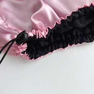 Reversible Satin Car Headrest Cover Adjustable-pink - Etsy