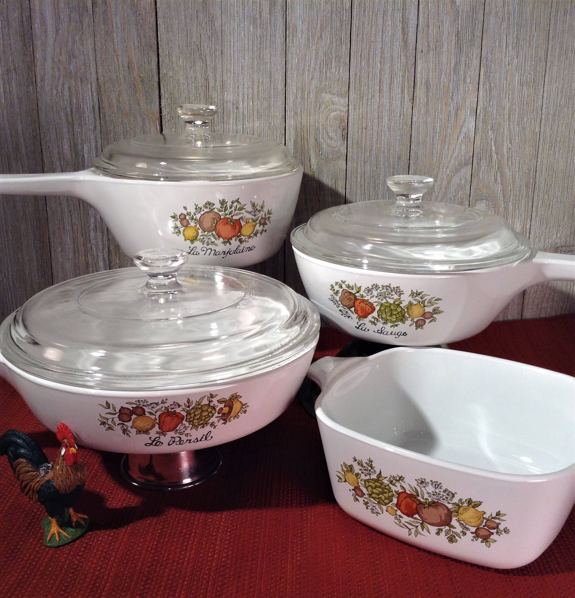 Corning Ware Spice O' Life 4 Pan Cookware Set | Etsy