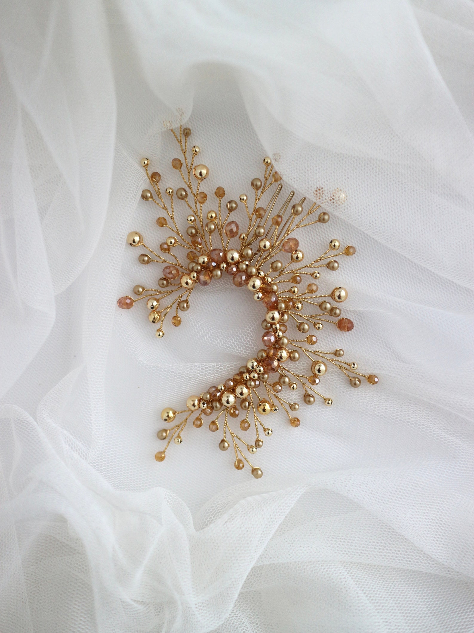 Pearl Ear Cuff, Gold Pearl Earring, Gold Ear Cuff, Festival Wedding ...