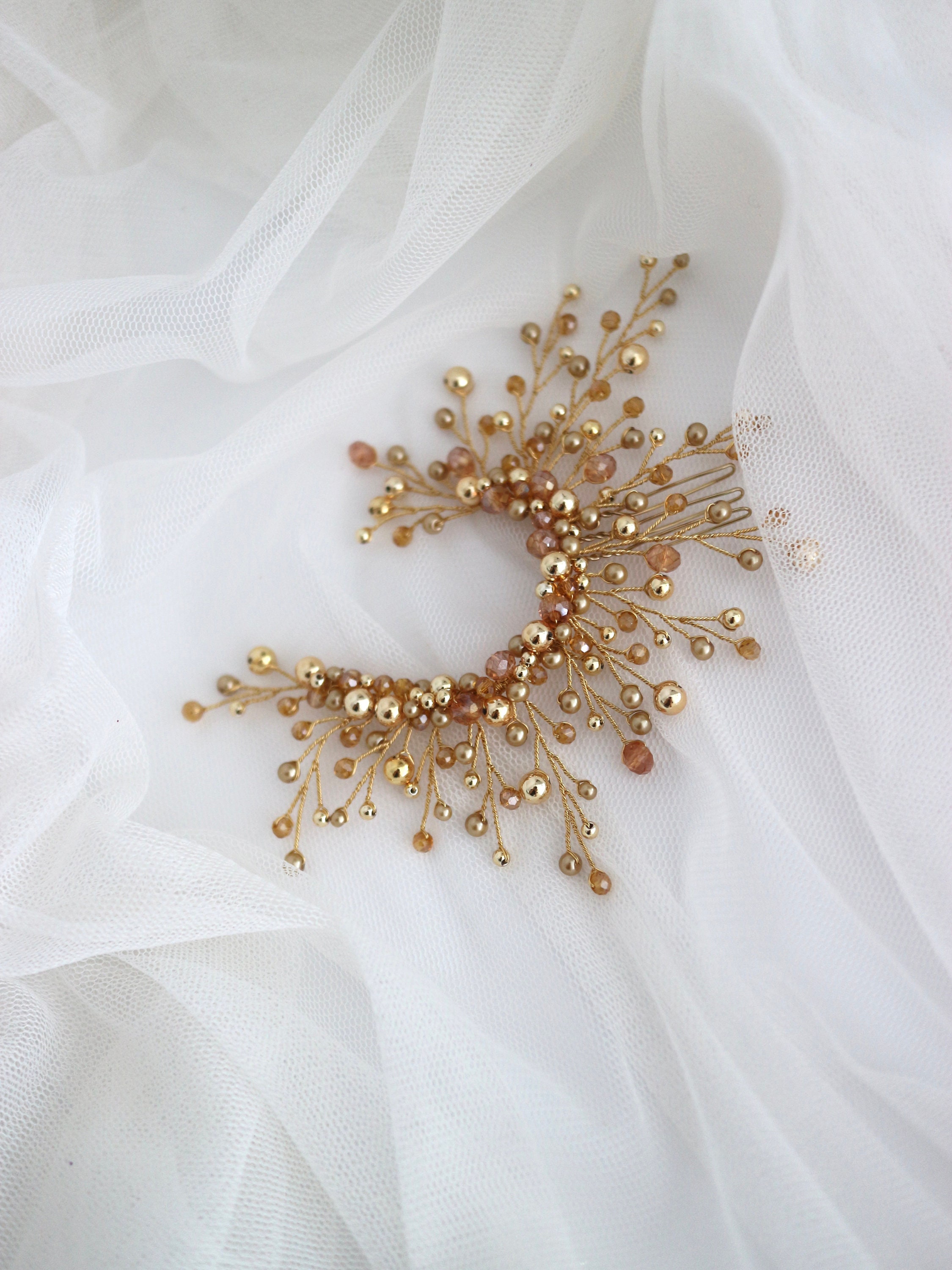 Pearl Ear Cuff, Gold Pearl Earring, Gold Ear Cuff, Festival Wedding ...