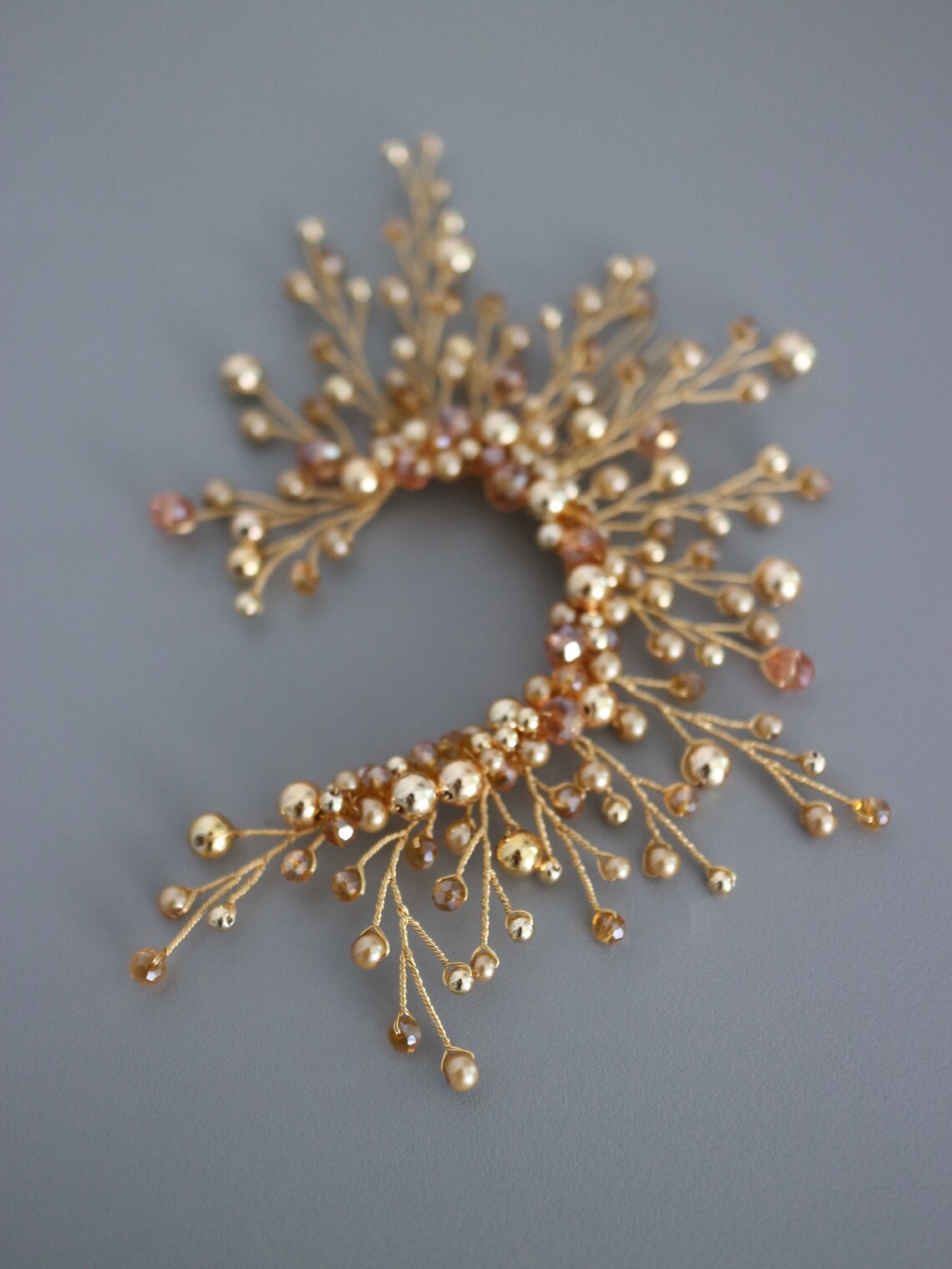 Pearl Ear Cuff Gold Pearl Earring Gold Ear Cuff Festival - Etsy