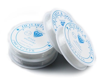 Nylon Thread Clear Jewellery Beading Wire elastic Stretchy - Etsy