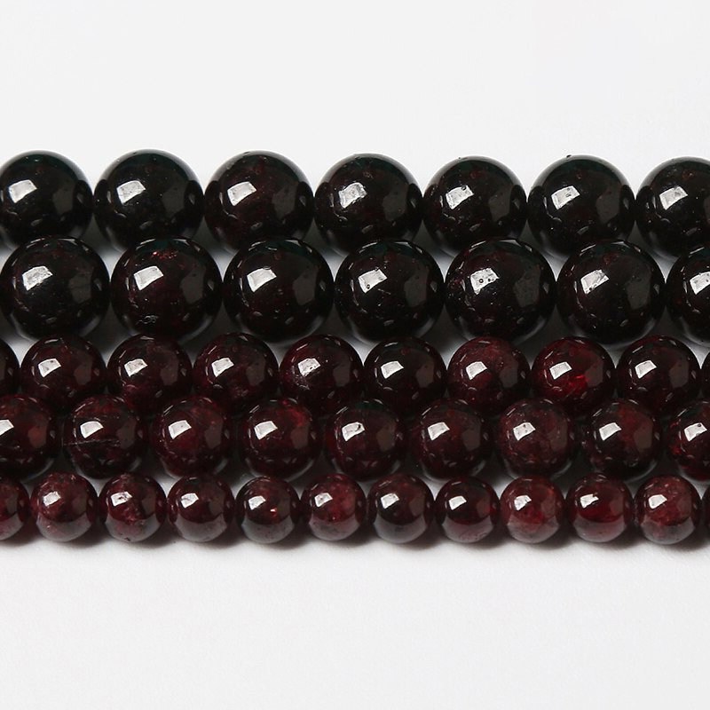 Natural Red Garnet Beads Red Beads Red Gemstone Beads - Etsy