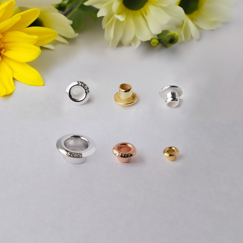 Silver Grommets - Etsy