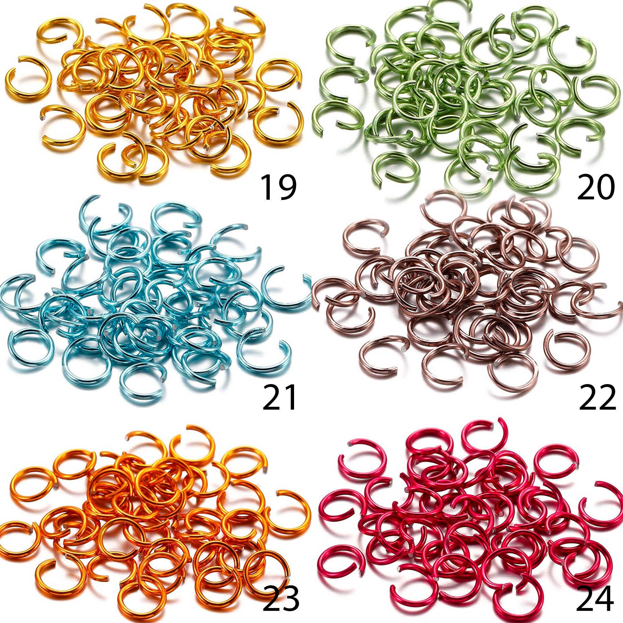 Aluminum Soft Open Loop Open Jump Rings Chainmail Mixed - Etsy