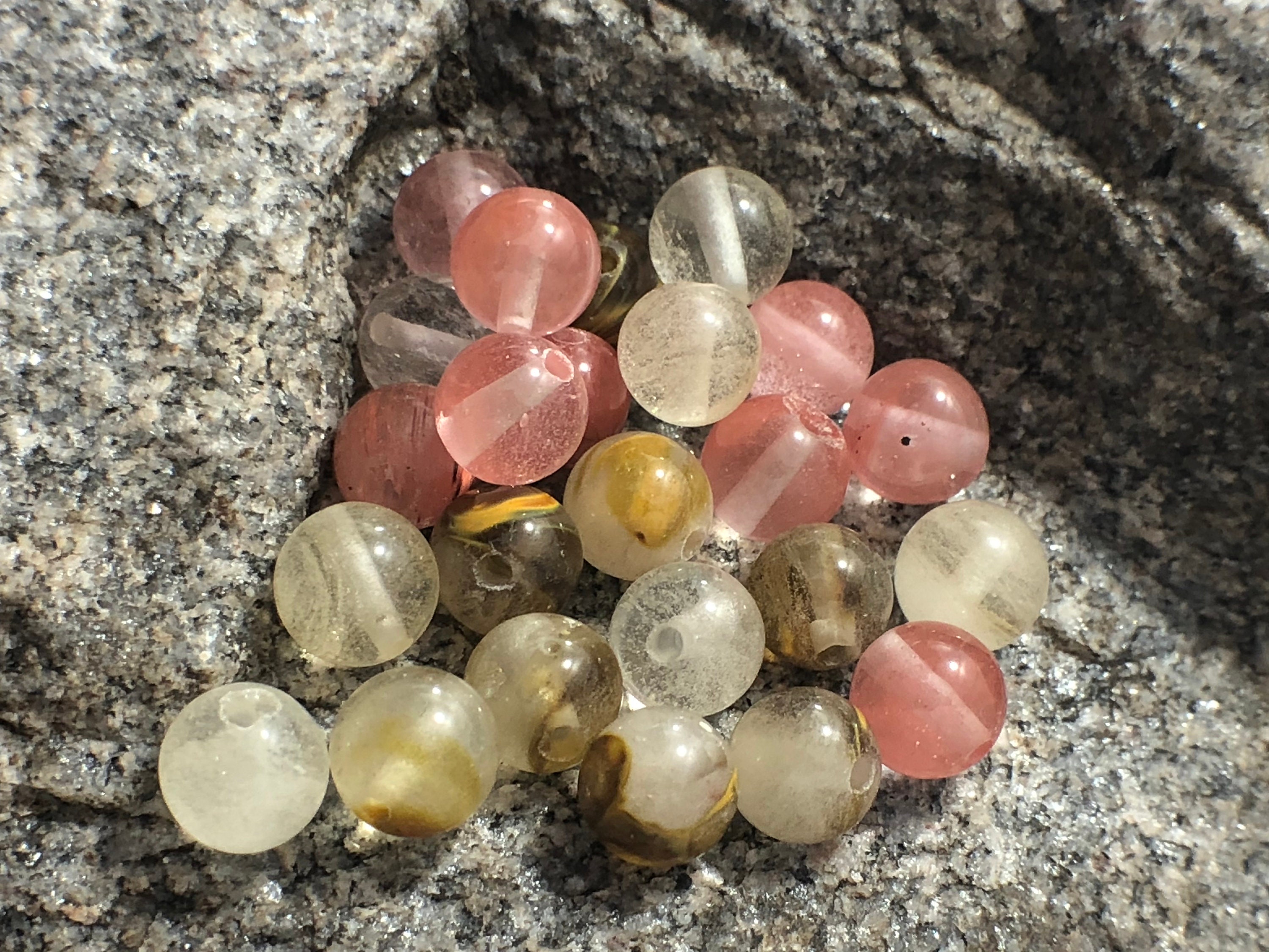 Watermelon Quartz Beads Wholesale Gemstone Beads Round - Etsy UK