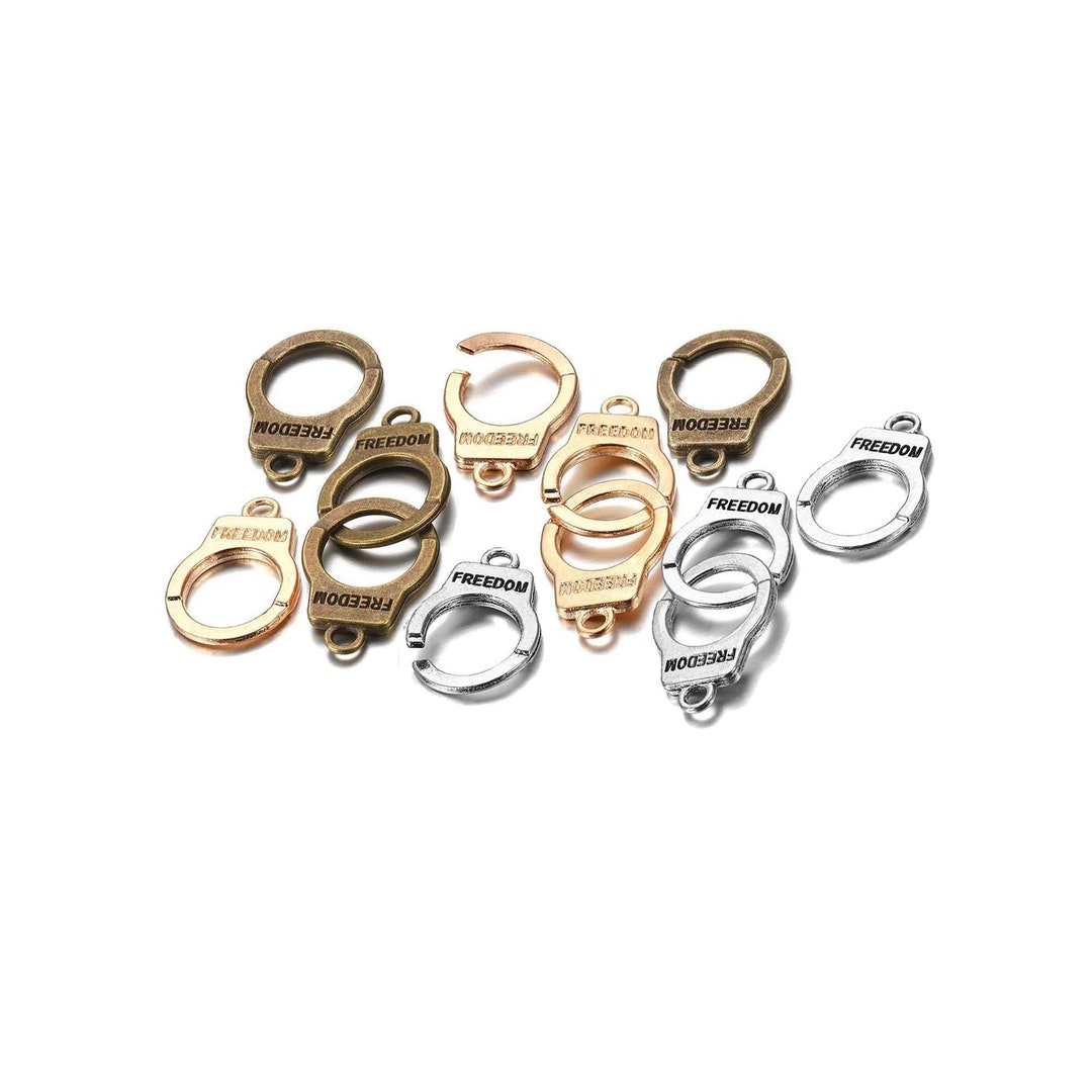 Handcuffs Hook Brass Clasp for Barcelet, Necklace and Other Jewelry ...