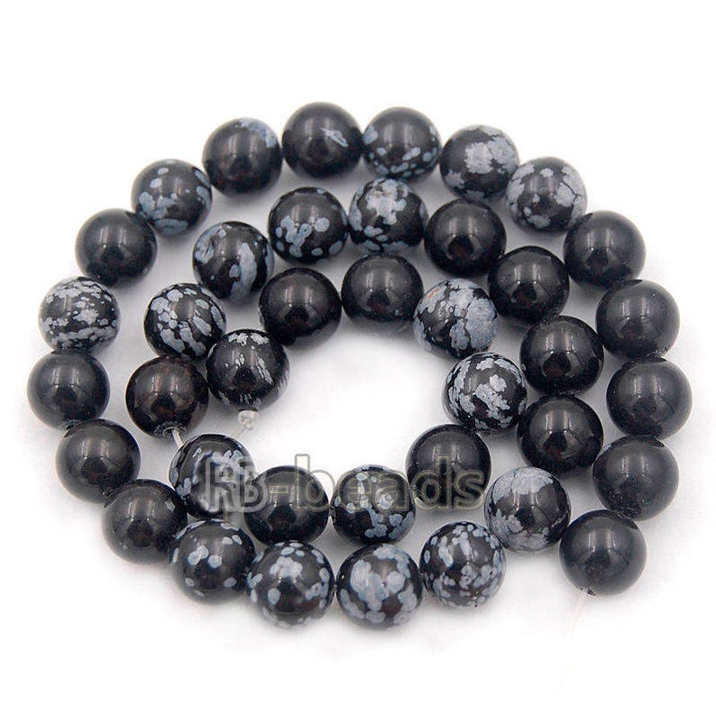 Natural Snowflake Jasper Beads Gem 4mm 6mm 8mm 10mm Snow - Etsy