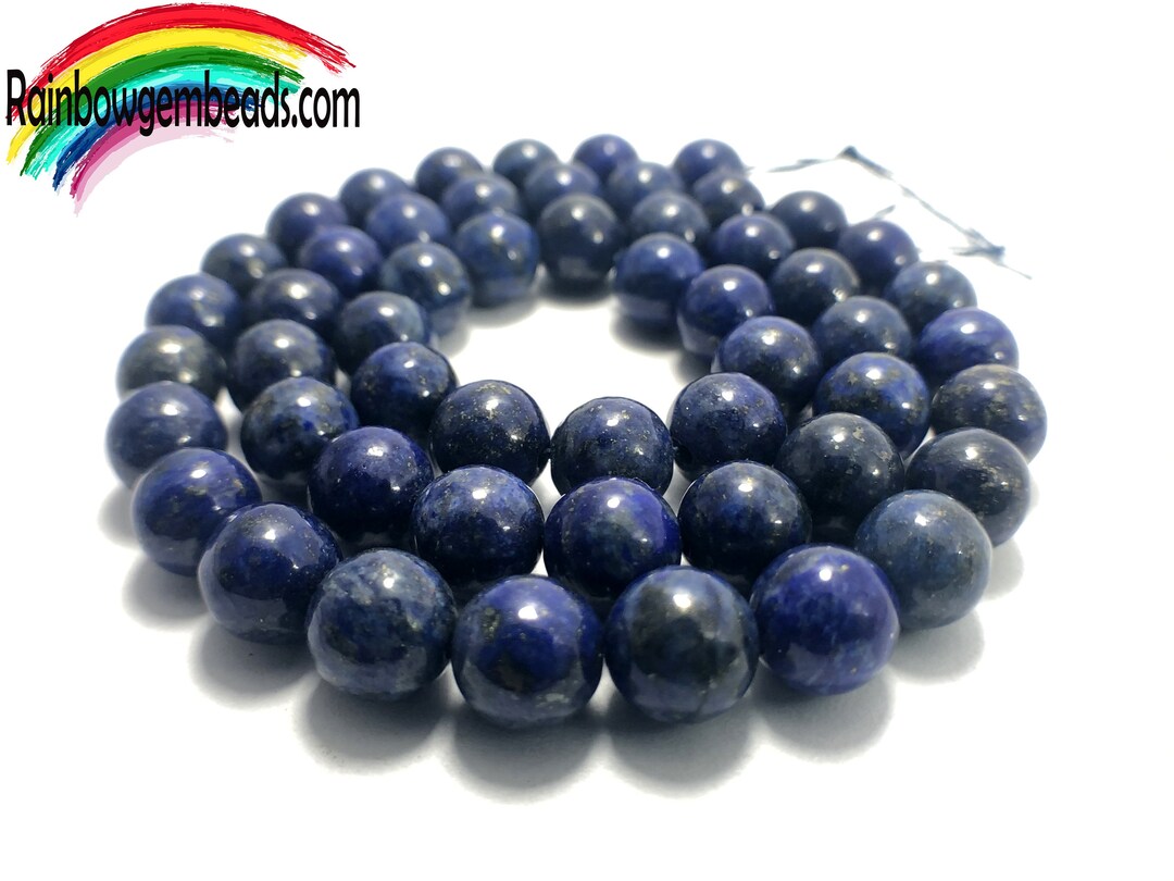 Blue Lapis Lazuli Beads, Blue Stone Spacer Beads, Round Beads 2mm 3mm ...