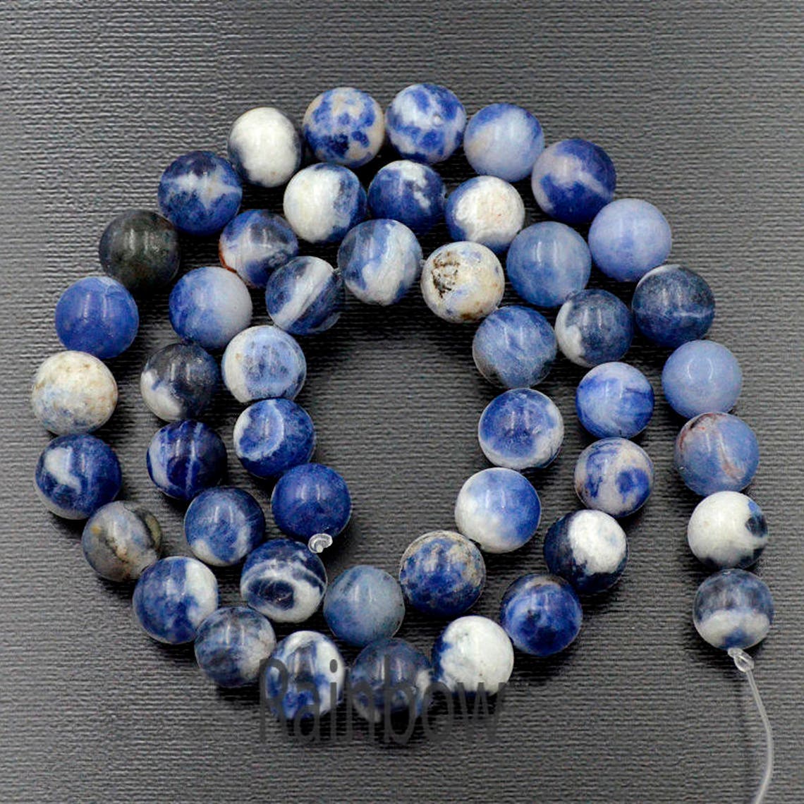 Natural Blue Sodalite Beads, Blue Gemstone Beads, Stone Beads, Spacer ...