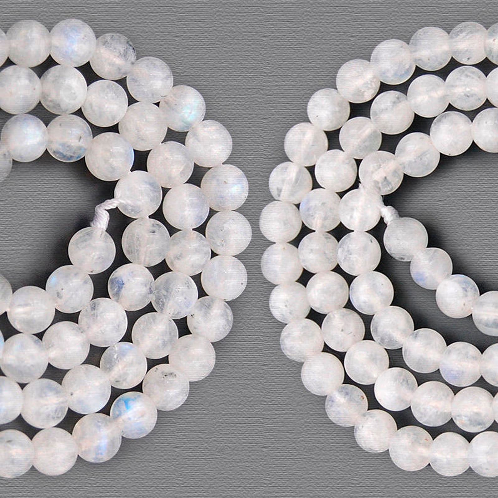 Natural White Moonstone Beads Wholesale Gemstone Beads | Etsy