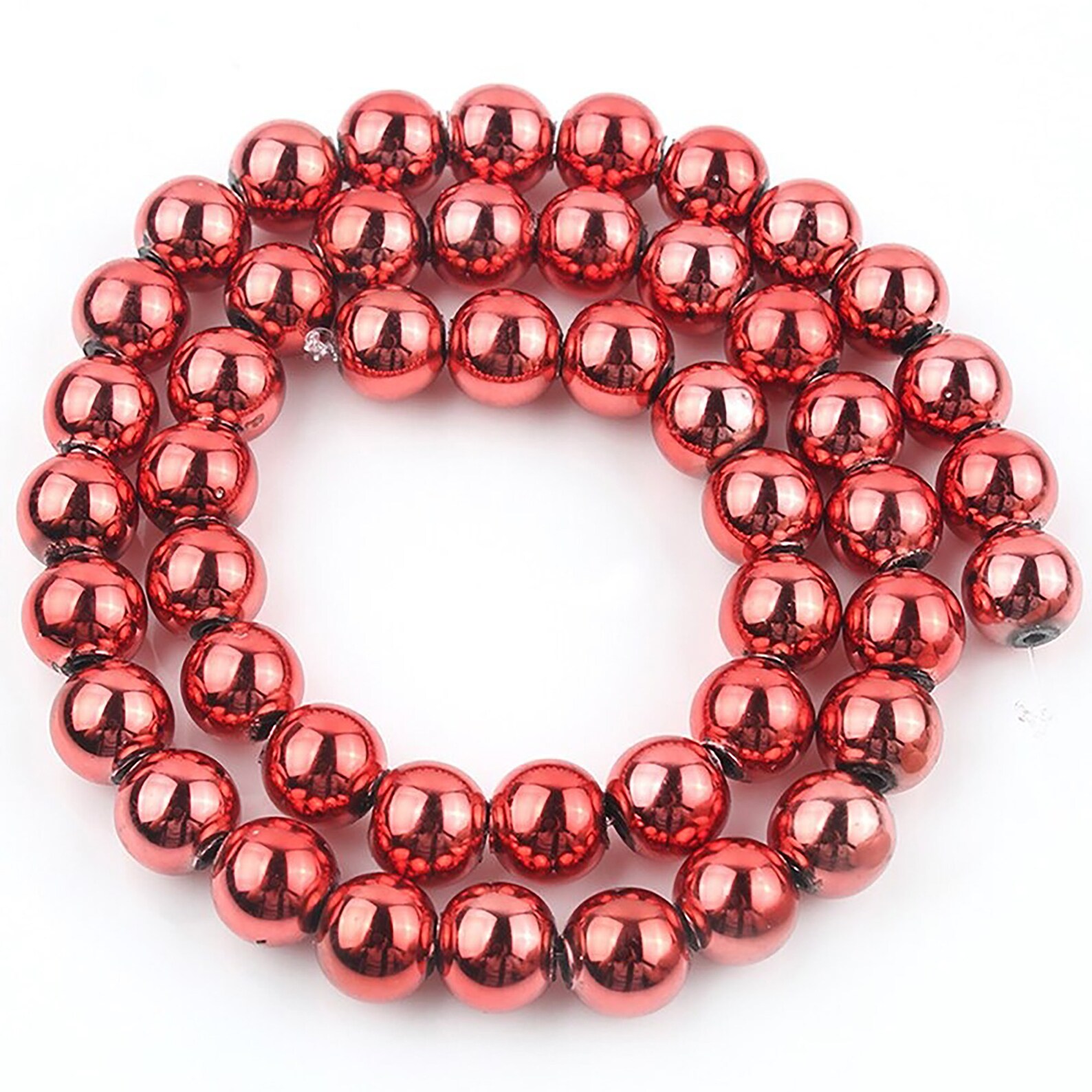 Red Hematite Metalic Gemstone Loose Beads 6mm 8mm 10mm - Etsy