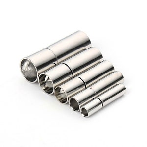 Barrel Bayonet Clasps, End Caps Clasp for Leather Cord and Jewelry ...
