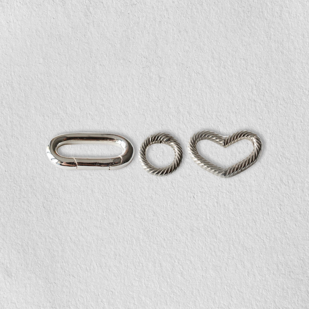 925 Sterling Silver Spring Snap Claps - Etsy