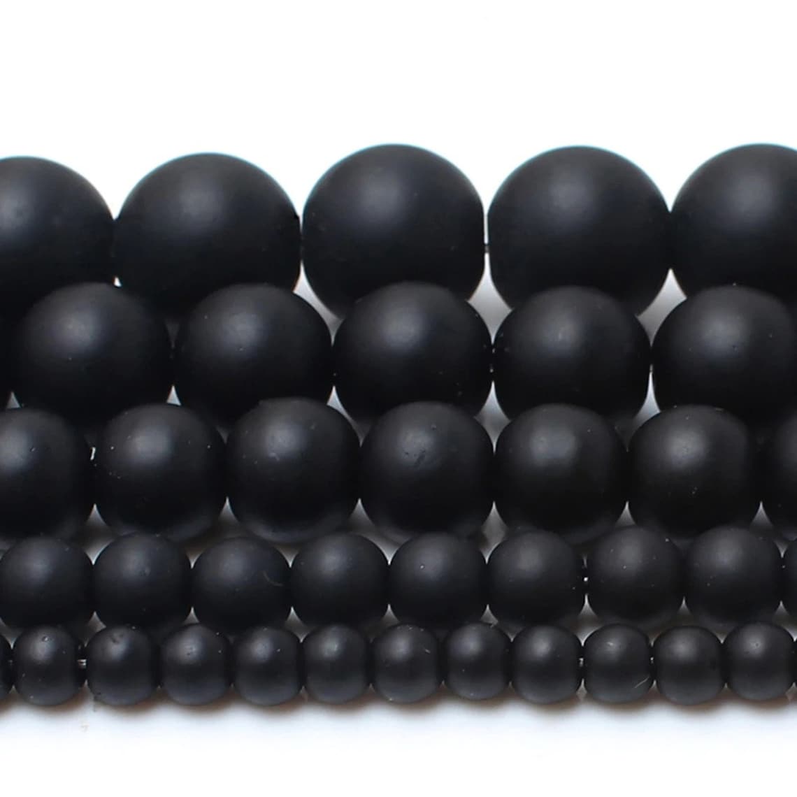 Matte Black Agate Beads Onyx Agate Gemstone Beads 2mm 3mm - Etsy