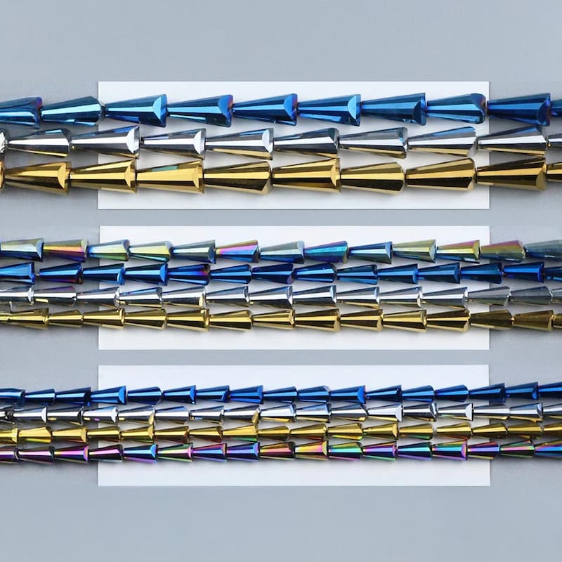 Glass Cone Beads - Etsy
