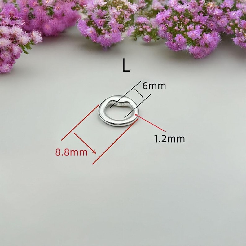 925 Sterling Silver Closed Jump Rings With Double Hole, Wire Protectors ...