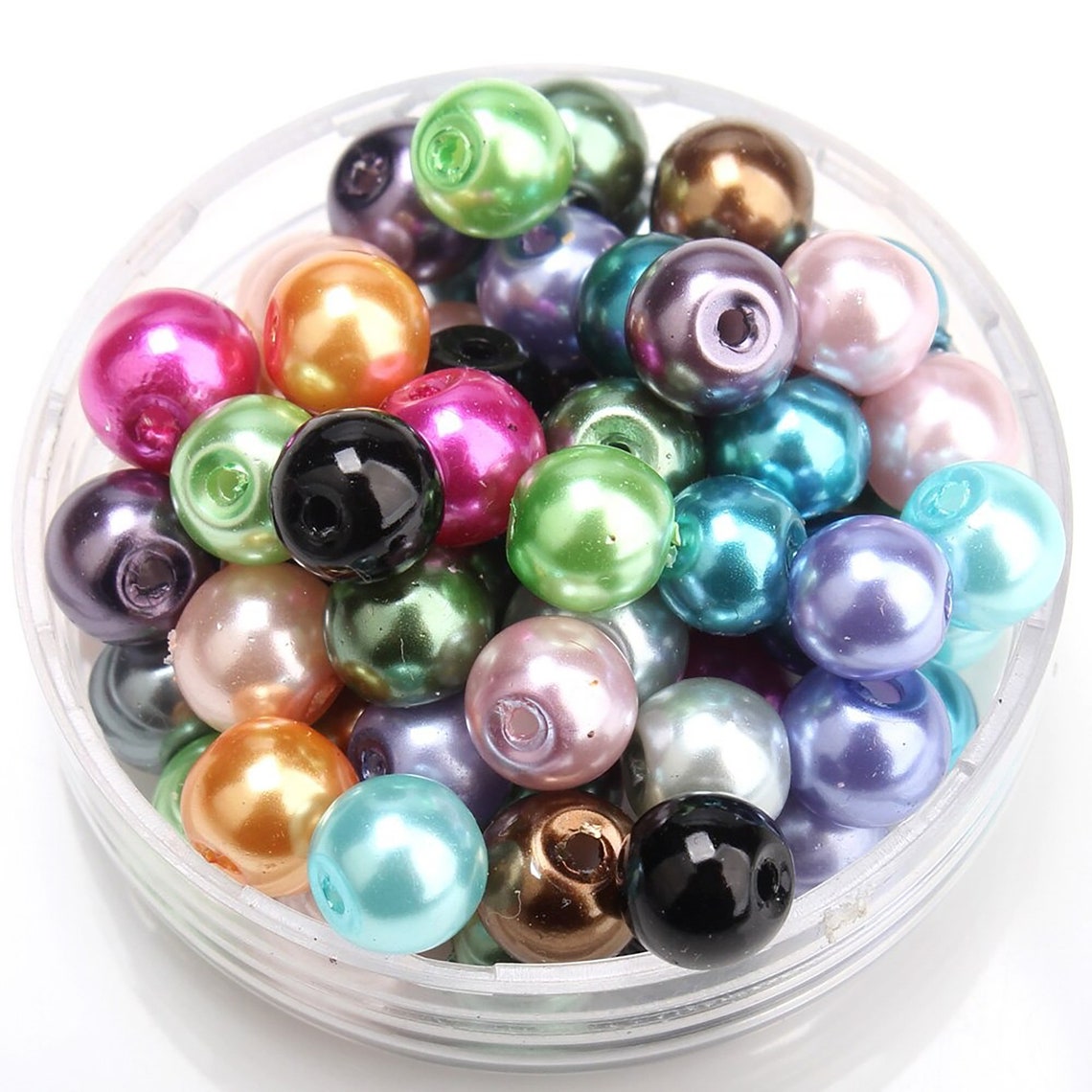 Czech Glass Pearl Round Beads 100pcs 3mm 4mm 6mm 8mm 10mm - Etsy