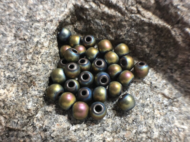 Matte Multi-color Hematite Beads Wholesale Gemstone Beads - Etsy