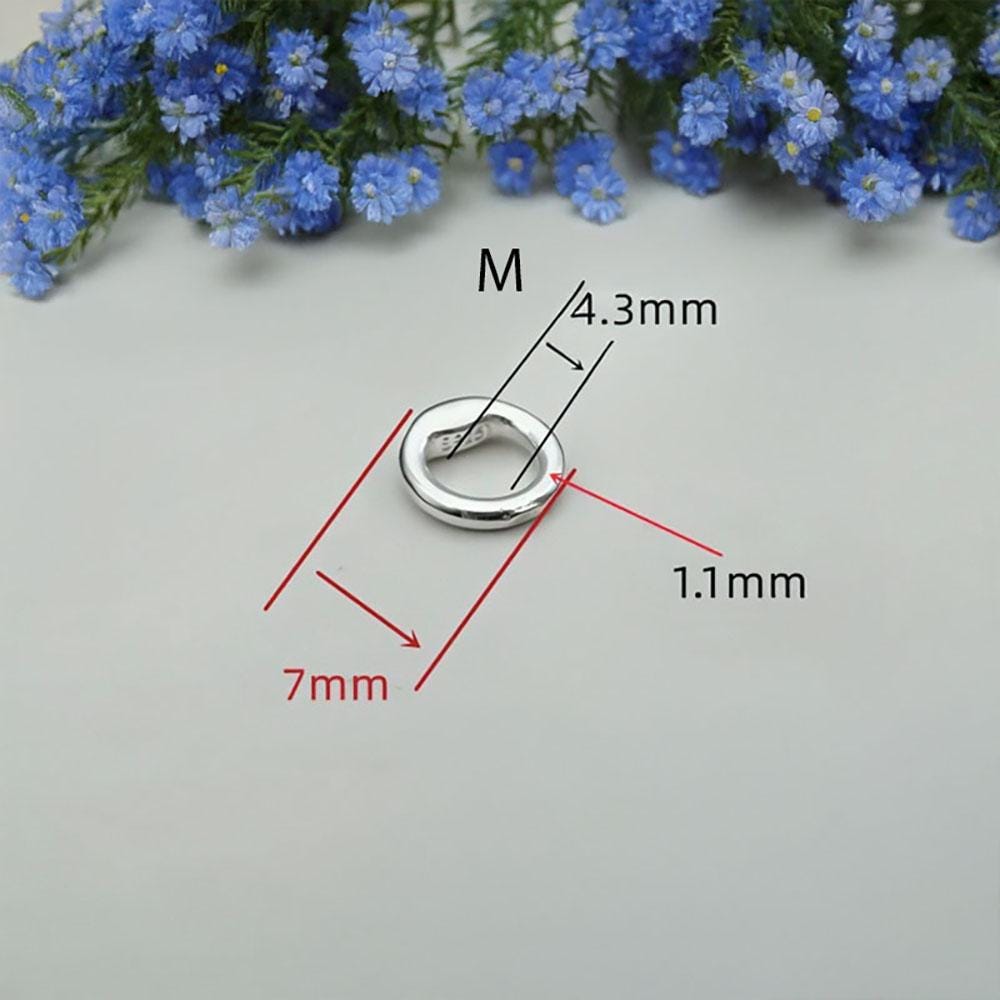 925 Sterling Silver Closed Jump Rings With Double Hole, Wire Protectors ...