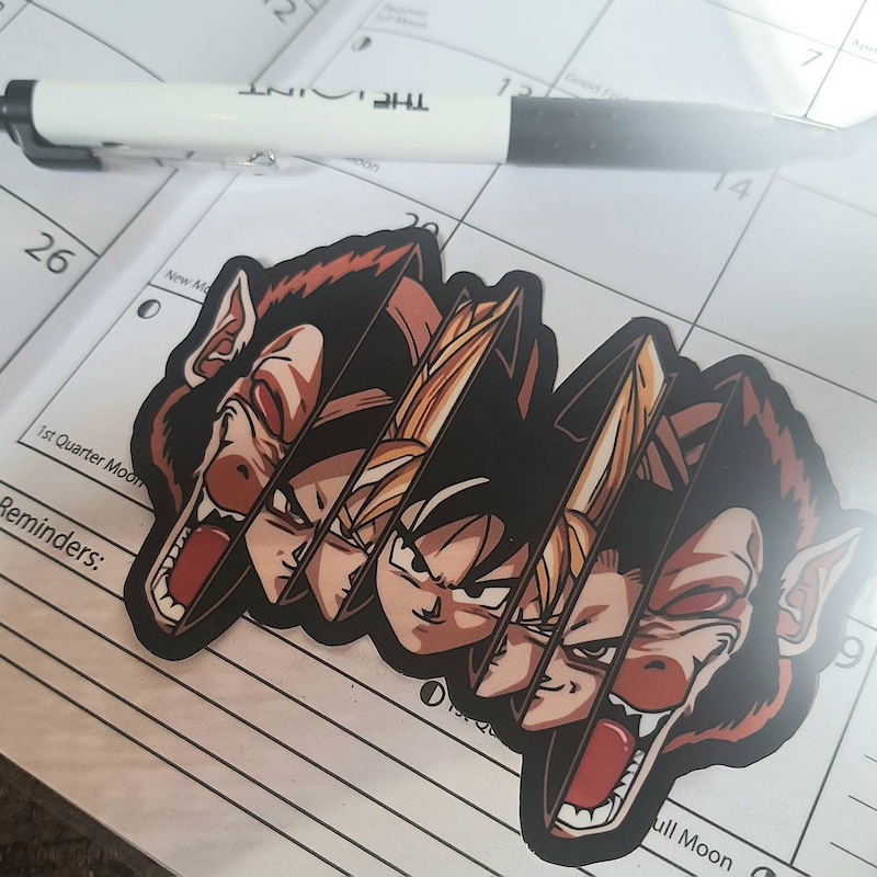 Dragon Ball Z Stickers - Etsy