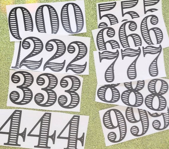 Angel Number Vinyl Sticker in Money Font - Etsy