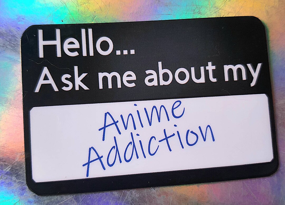 Name Tag Stickers for Anime Lovers - Etsy