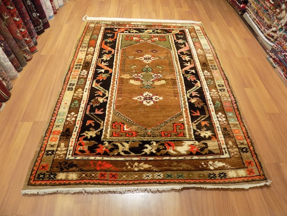 Rare Antique Turkish Milas Carpet Rughandmade Rug46 | Etsy