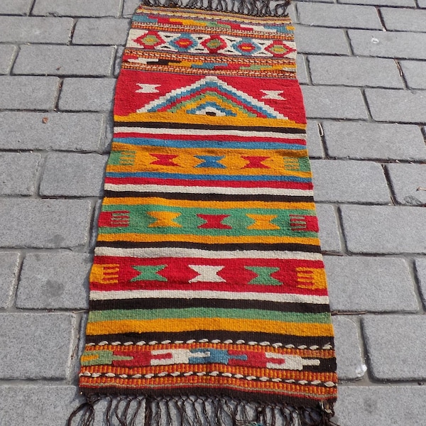 Flat Weave Runner - Etsy