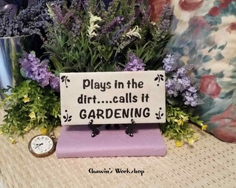 Funny garden sayings | Etsy