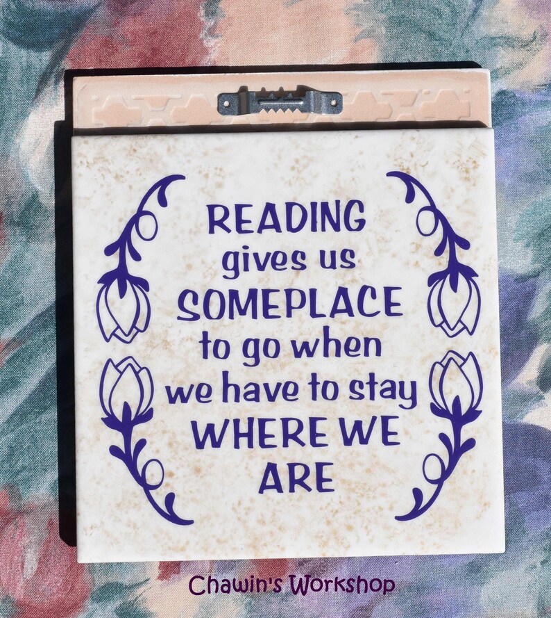 Reading Gives Us Someplace to Go...bookworm Gift, Reading Quote - Etsy