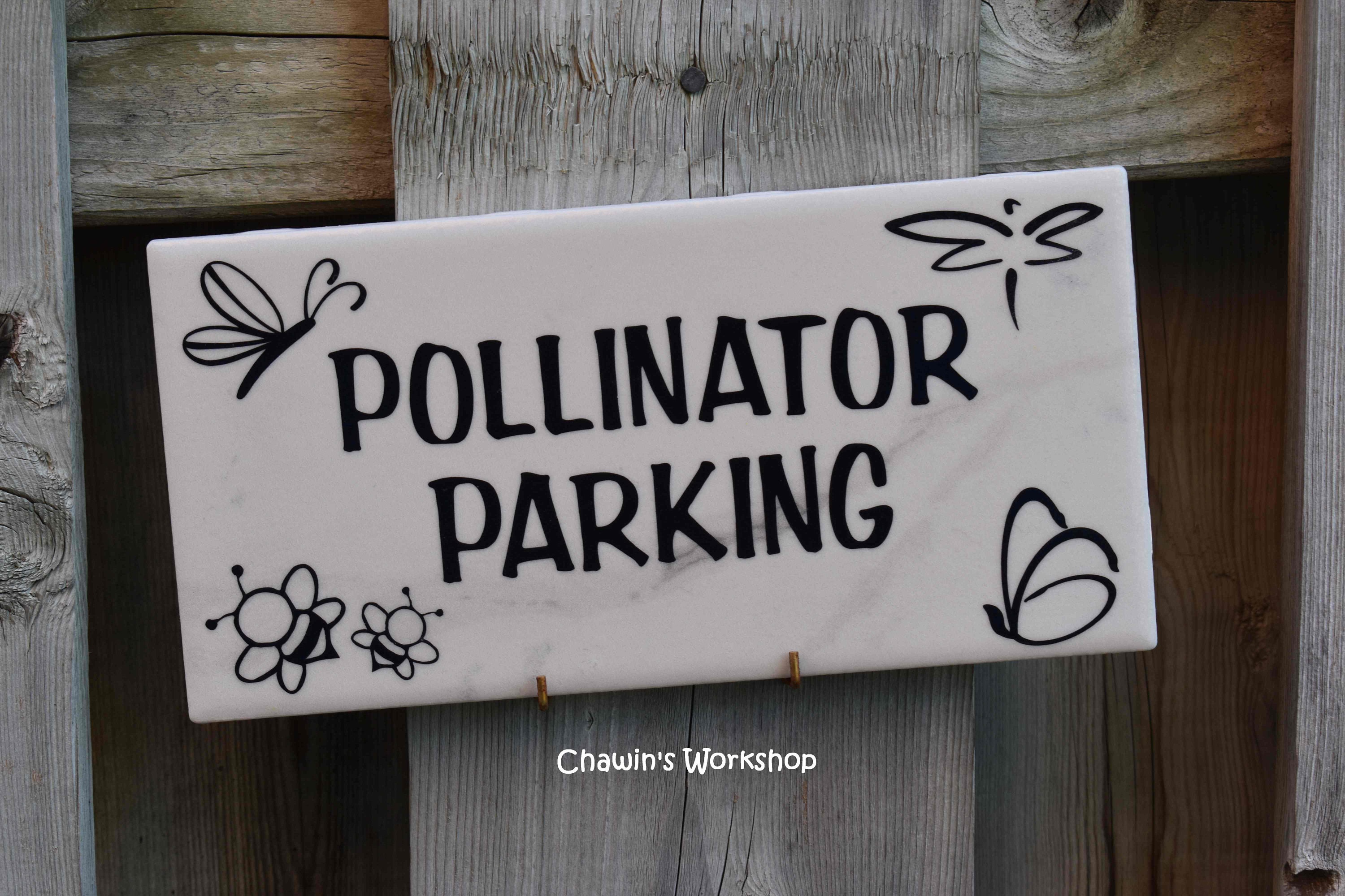Pollinator Parking Funny Garden Sign Pollinator Garden Free - Etsy Canada