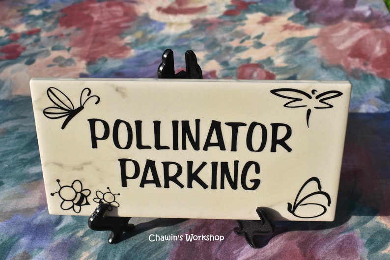 Pollinator Parking Funny Garden Sign Pollinator Garden Free - Etsy