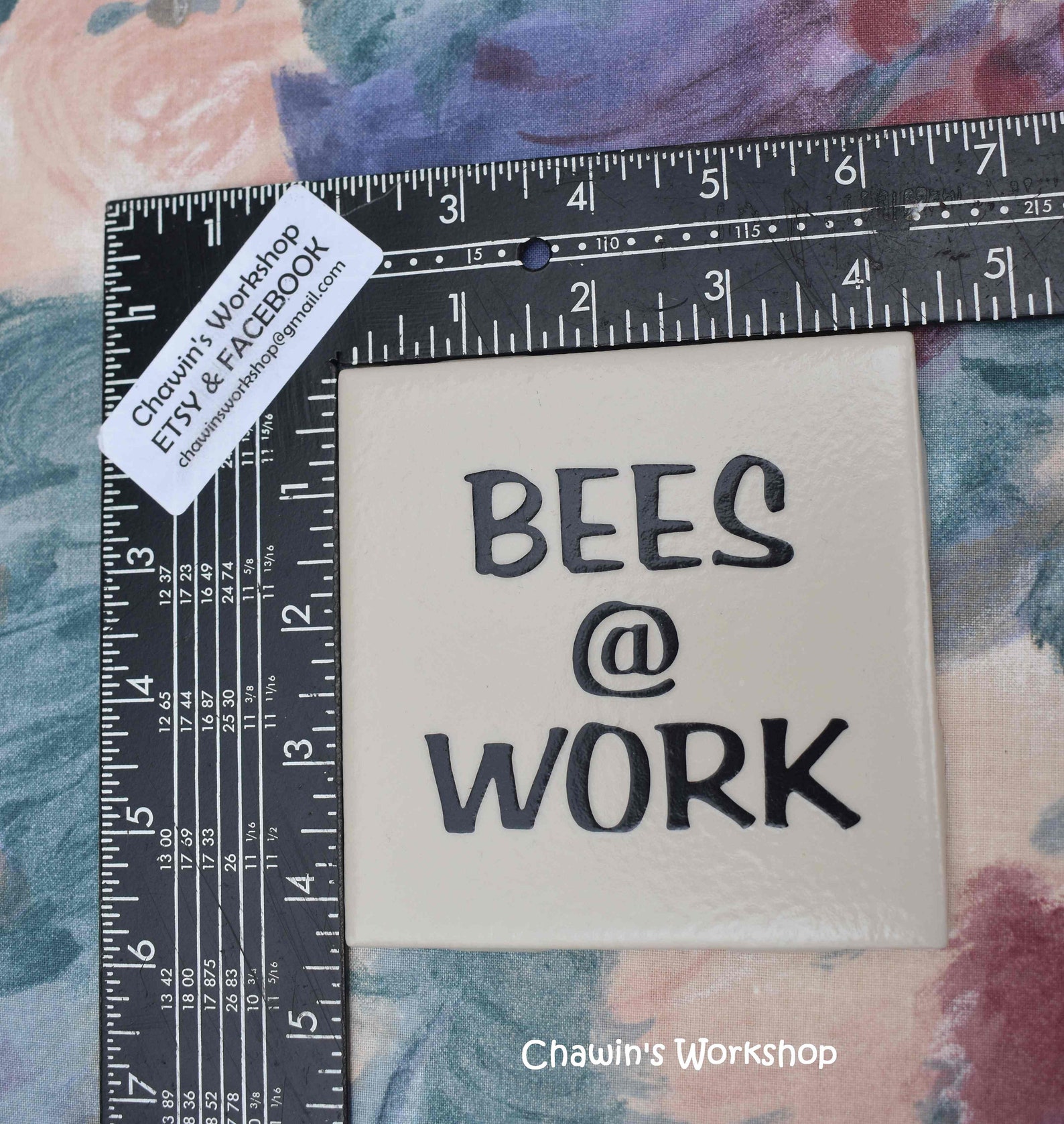 Bees Work Garden Sign Bee Garden Gift Beekeeper Gift - Etsy