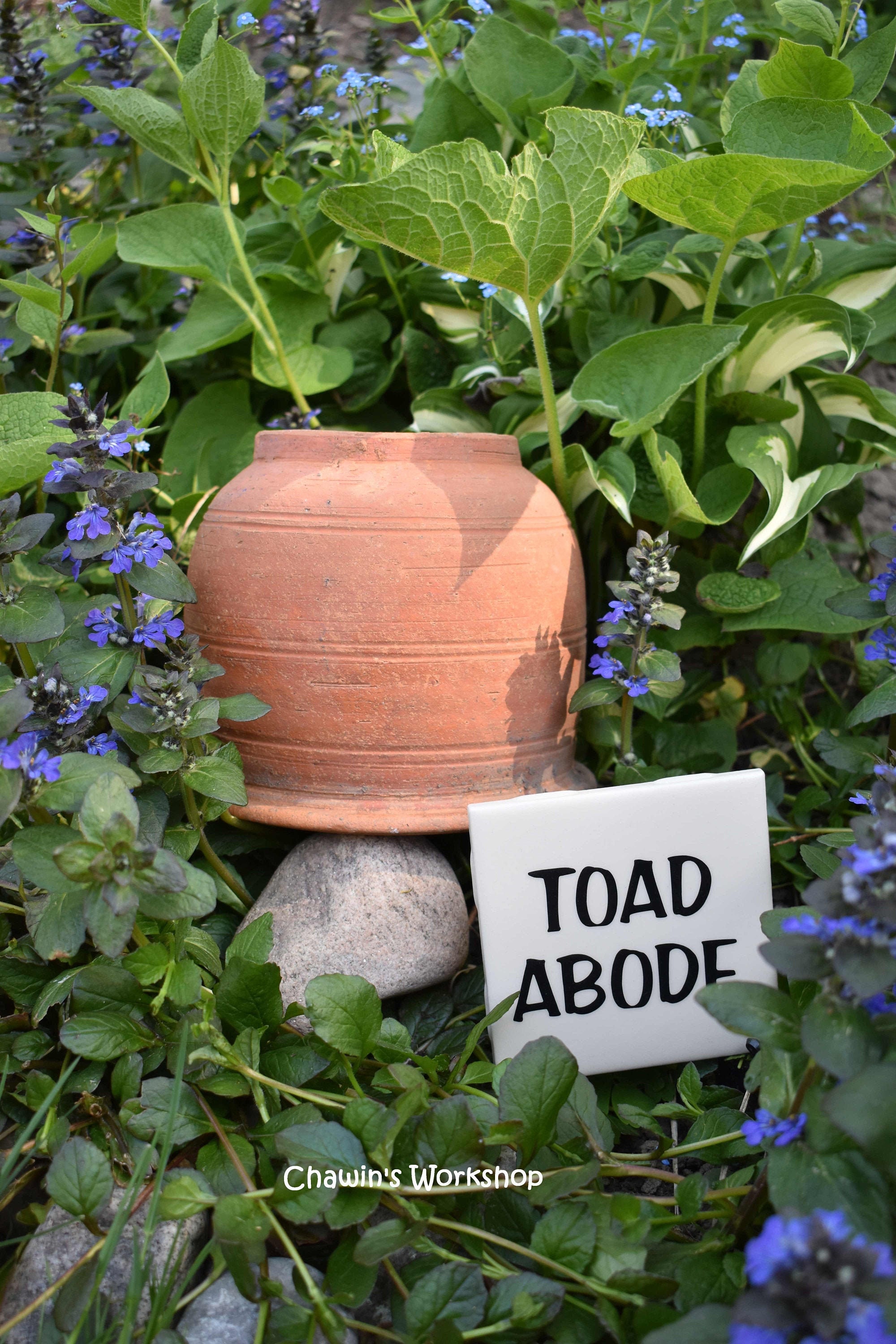 Toad Abode Funny Garden Sign Toad House Garden Sign Cute Gift | Etsy Canada