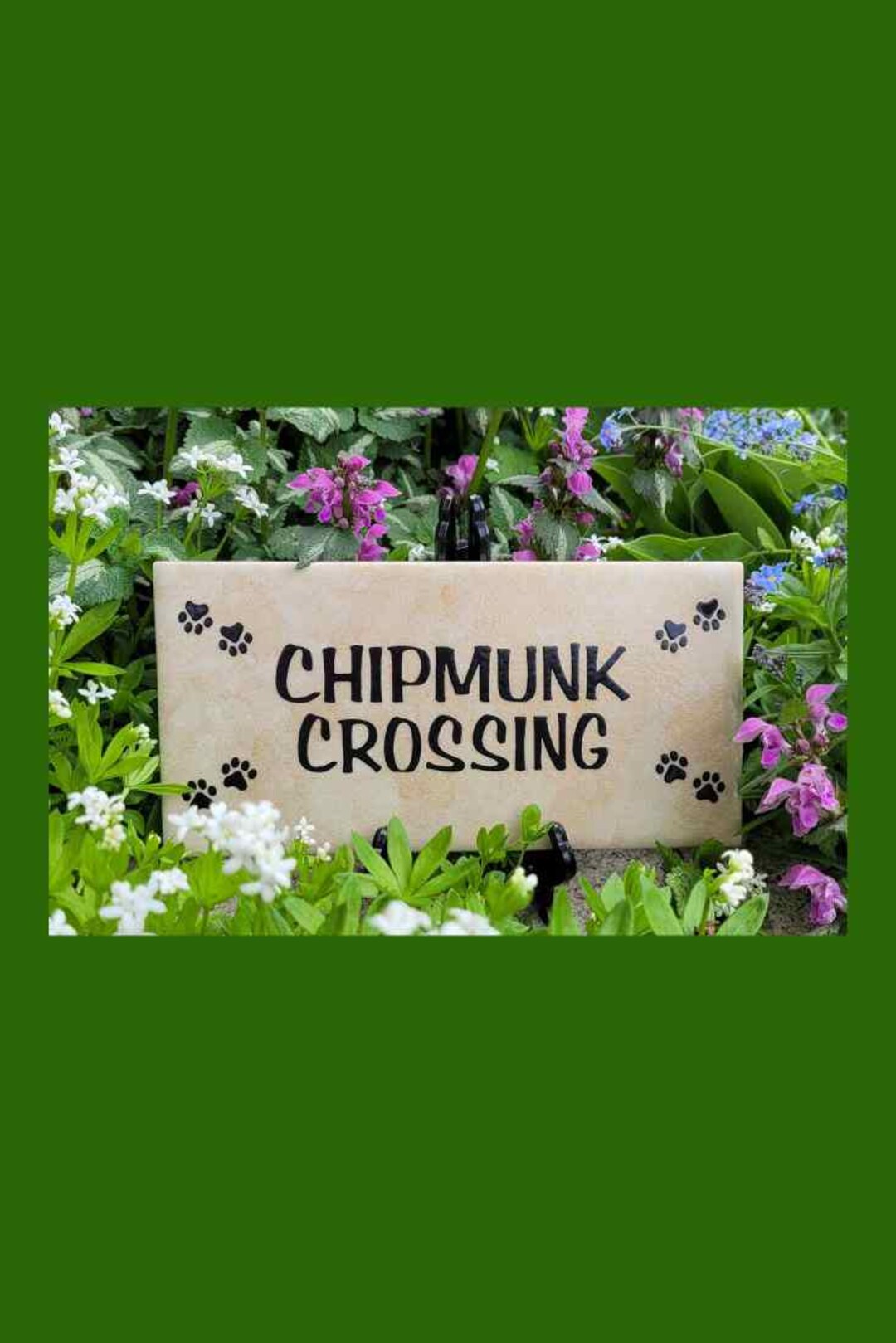 Chipmunk Crossing - Funny Garden Sign, Father's Mother's Day Gift ...