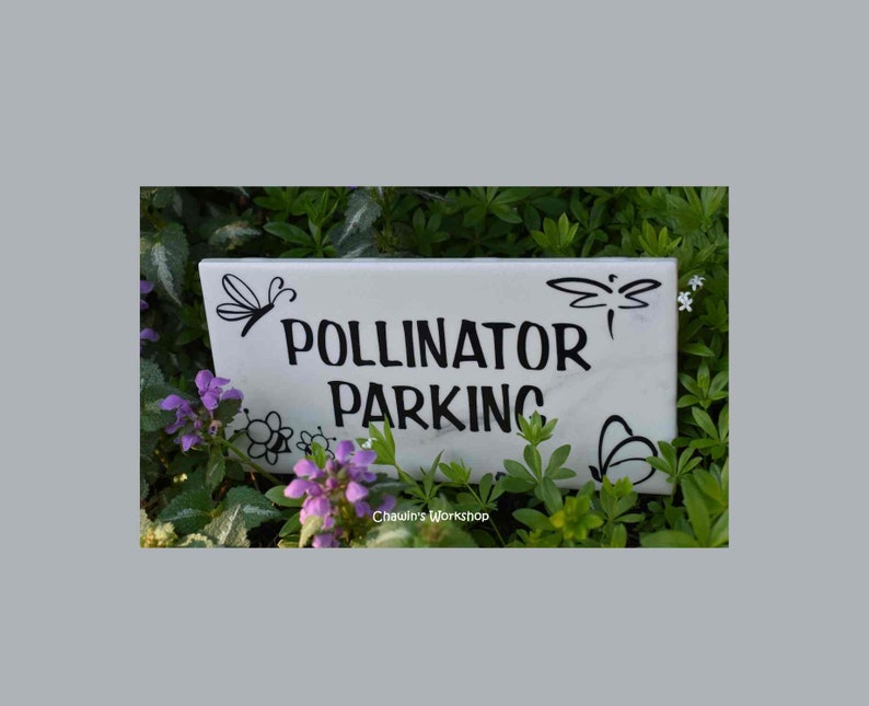 Pollinator Parking Funny Garden Sign Pollinator Garden Free - Etsy