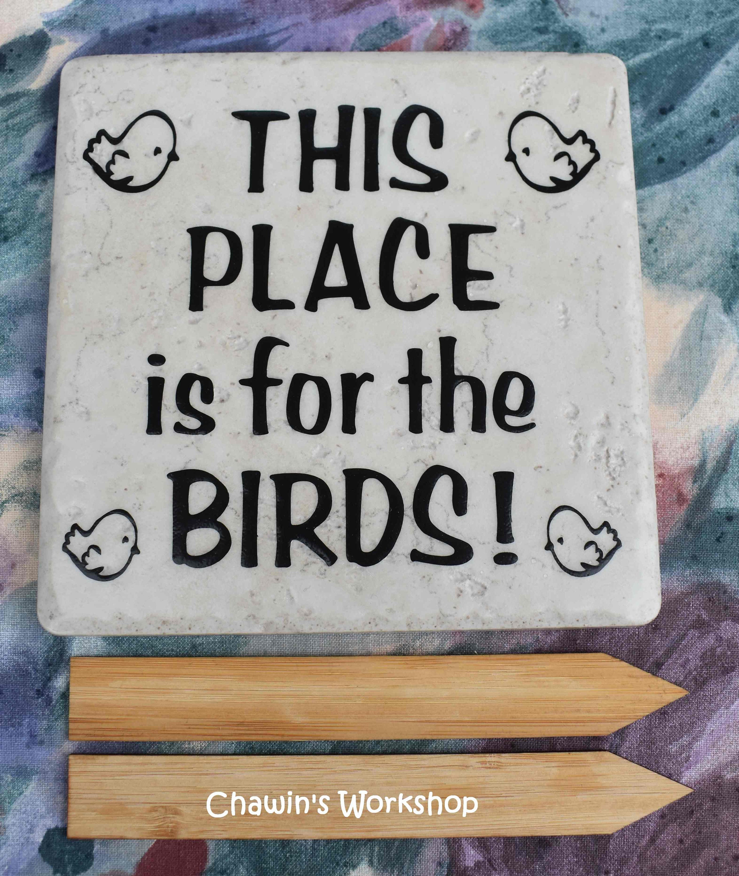 This Place is for the Birds Funny Garden Sign Gift for - Etsy Canada