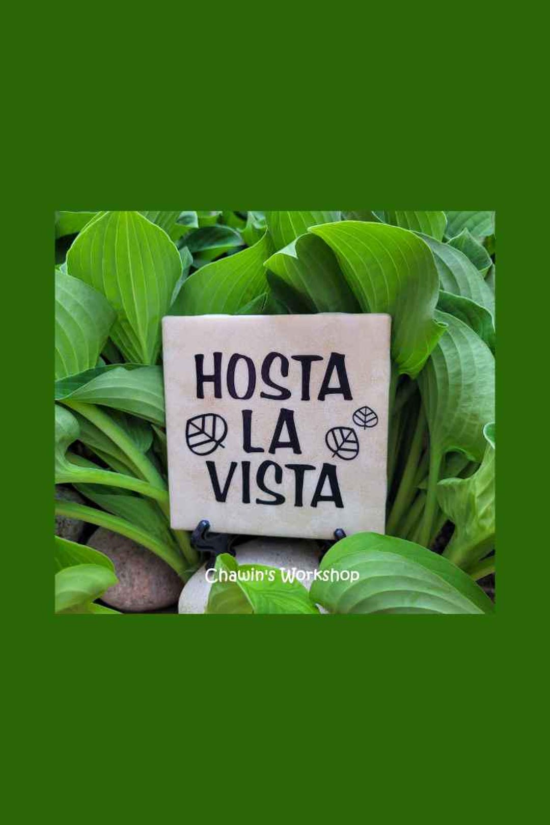 Hosta La Vista - Gardening Pun, Gift for Hosta Collector, Yard Art - Etsy