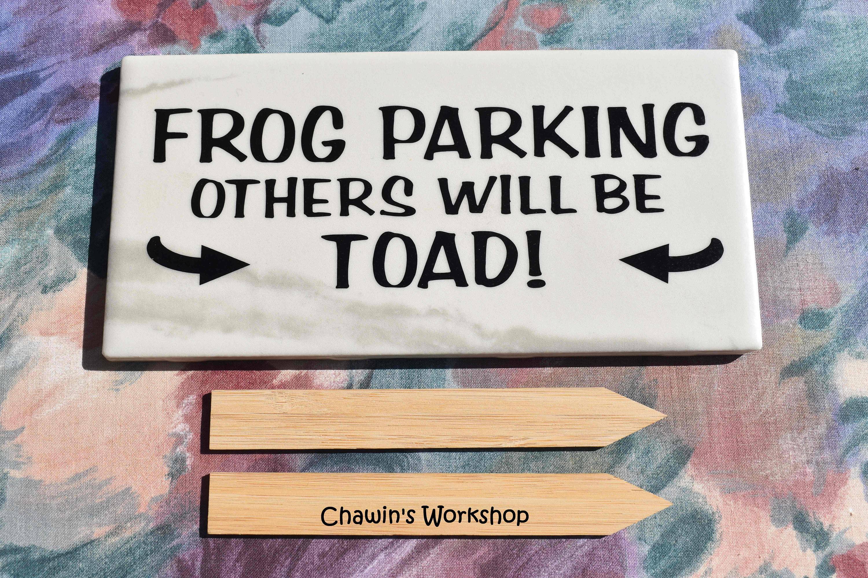 Frog Parking Funny Garden Sign Toad Sign Funny Gardener Gift - Etsy Canada