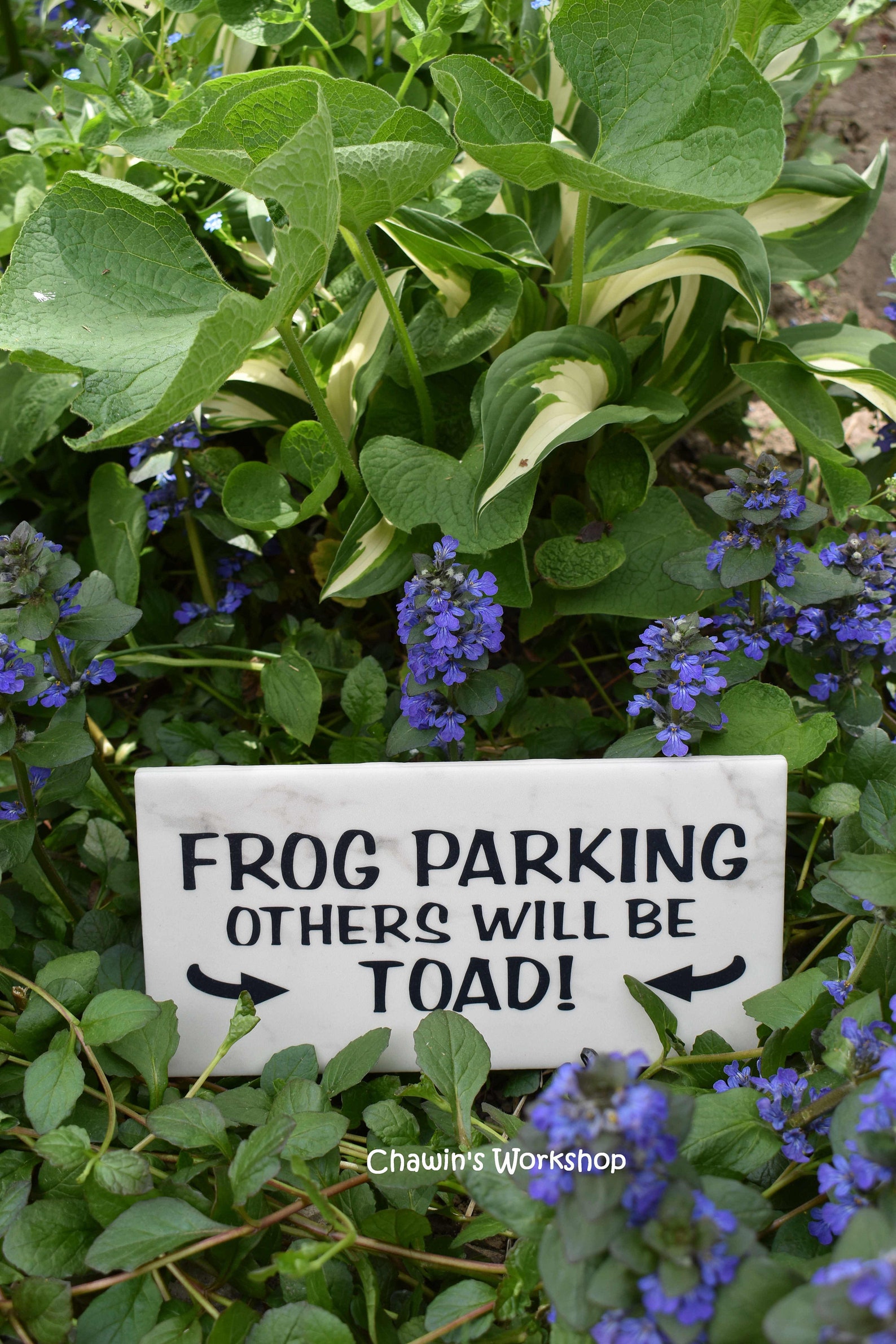 Frog Parking Funny Garden Sign Toad Sign Funny Gardener Gift - Etsy Canada