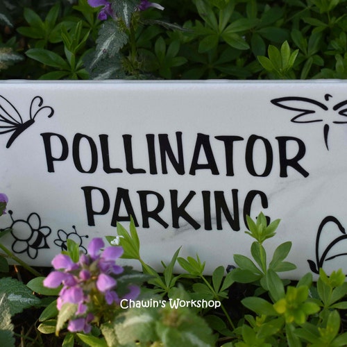 Pollinator Parking Funny Garden Sign Pollinator Garden Free - Etsy