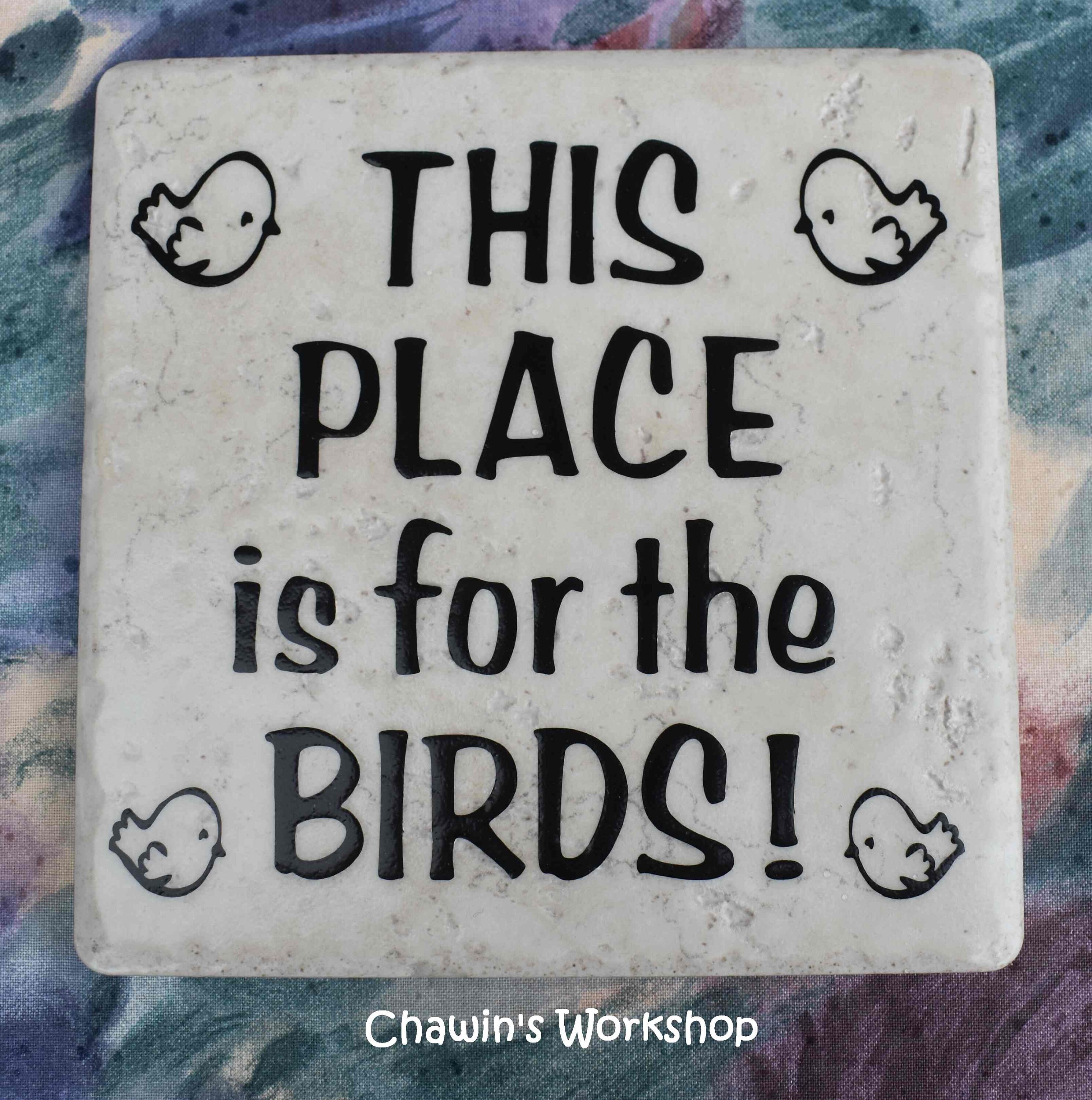 This Place is for the Birds Funny Garden Sign Gift for - Etsy Canada
