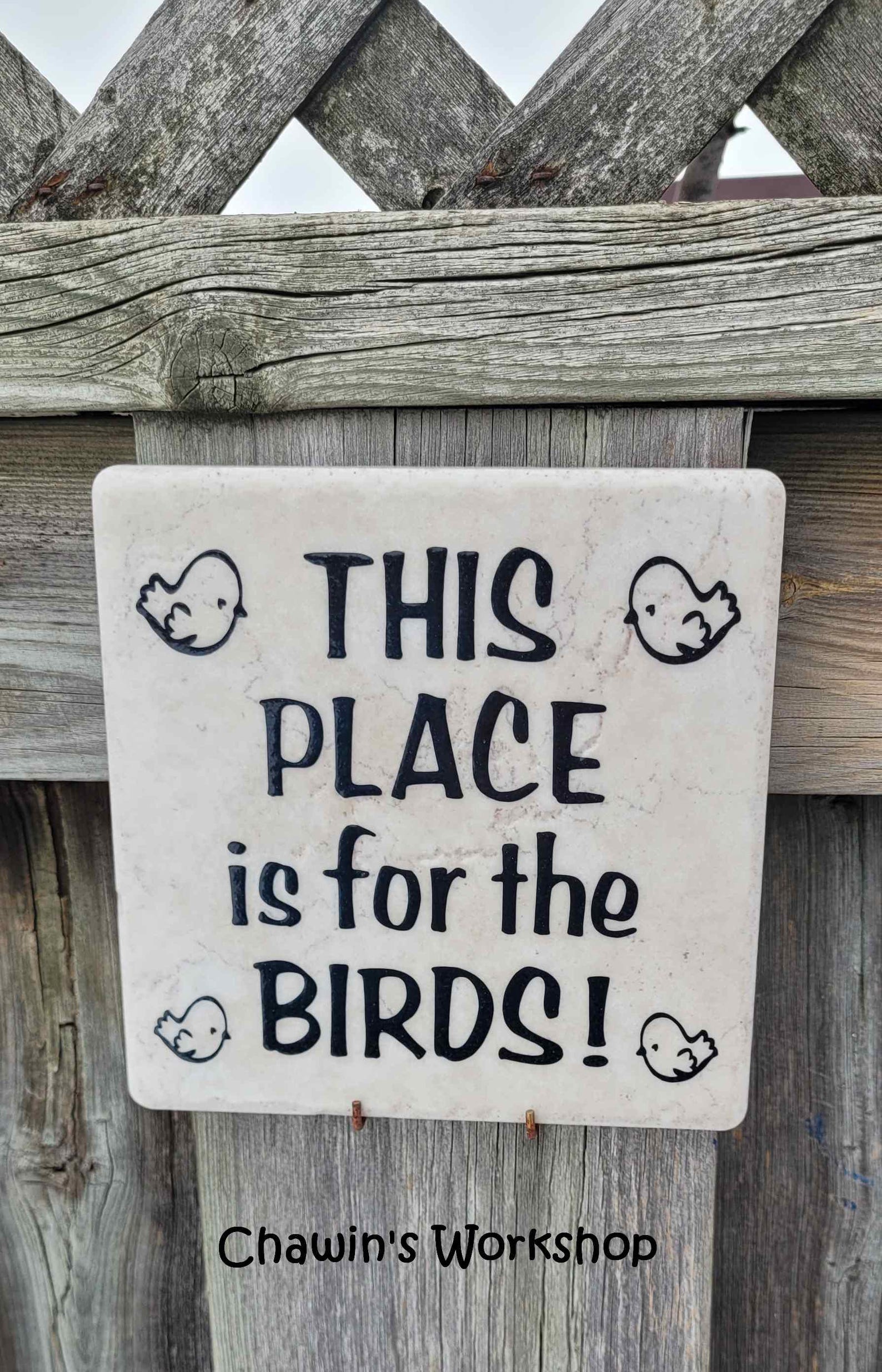 This Place is for the Birds! - Funny Garden Sign, Outdoor Décor - Etsy ...