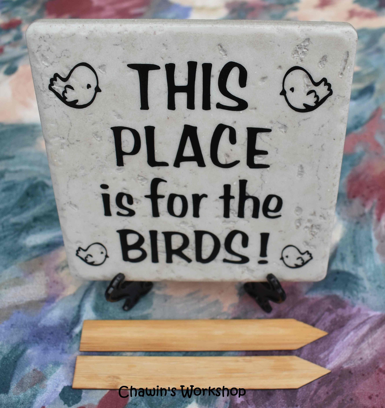 This Place is for the Birds Funny Garden Sign Gift for - Etsy Canada