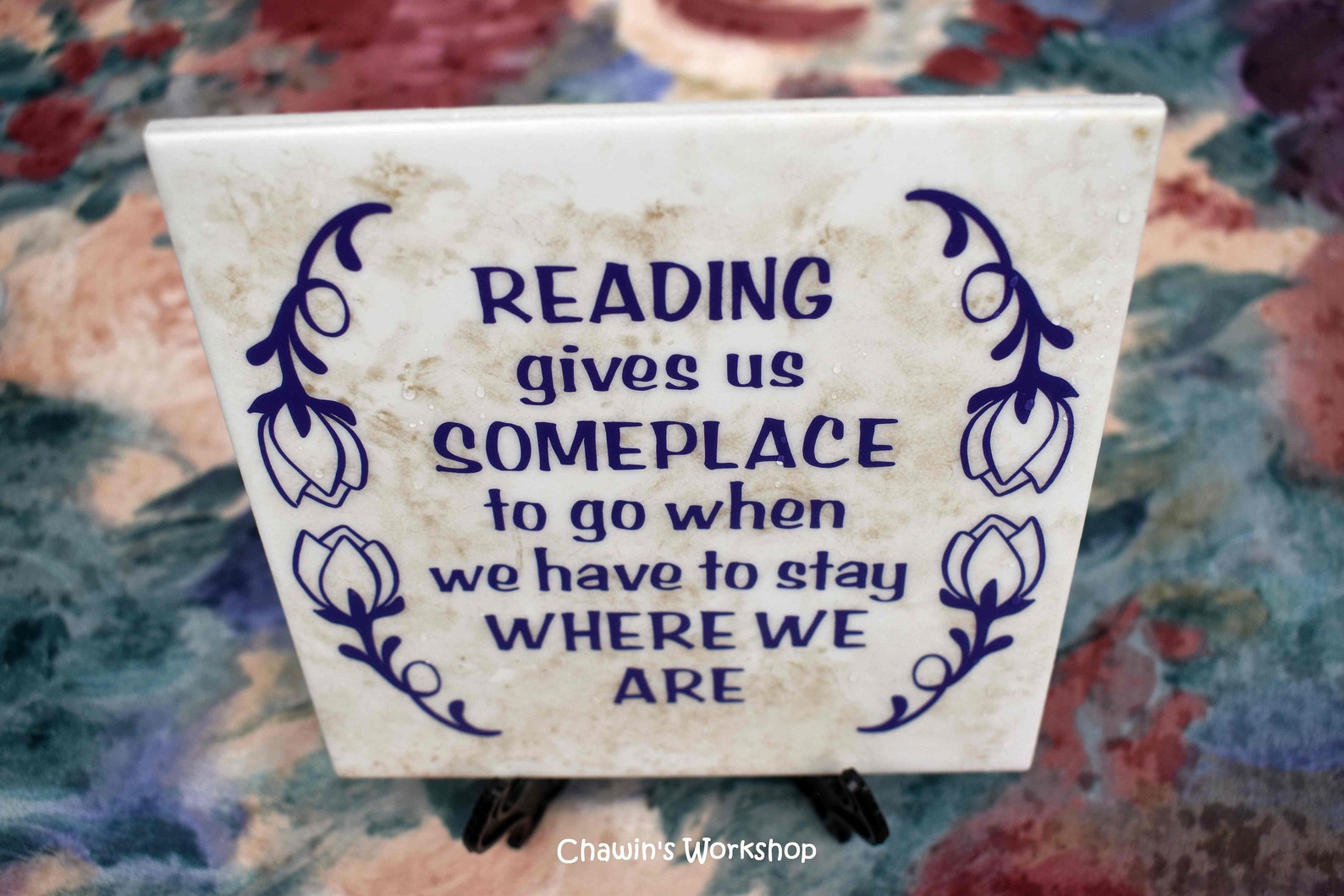 Reading Gives Us Someplace to Go...bookworm Gift, Reading Quote - Etsy