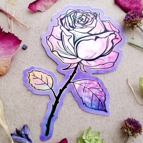 Portland Oregon Rose Vinyl Sticker / Portland Oregon - Etsy