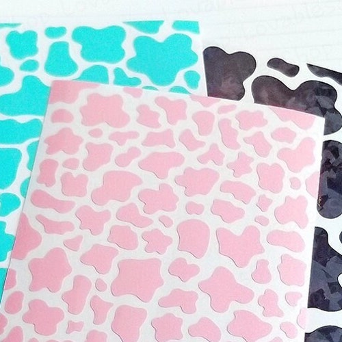 Cow Print Vinyl Sheet for Tumblers - Etsy