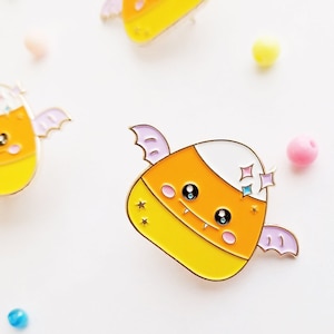 Candy Corn Bat Enamel Pin - Etsy
