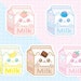 New Ver. Meow Milk Vinyl Sticker - Etsy